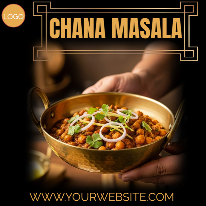 Copy of Chana Masala Flyer | PosterMyWall