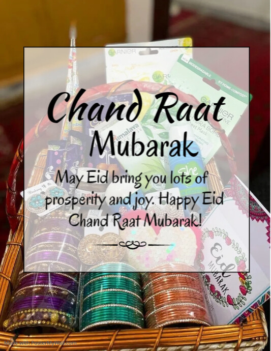 Copy of CHAND RAAT MUBARAK Flyer | PosterMyWall