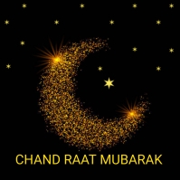 Chand rat mubarak Template | PosterMyWall