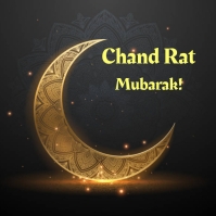 Chand rat mubarak Template | PosterMyWall