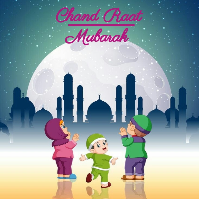 Plantilla de Chand rat mubarak instagram post | PosterMyWall