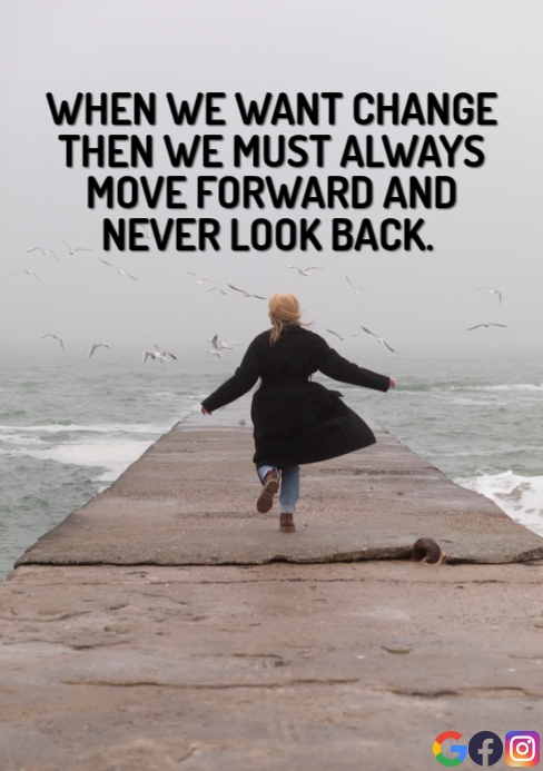 CHANGE AND FORWARD QUOTE TEMPLATE | PosterMyWall