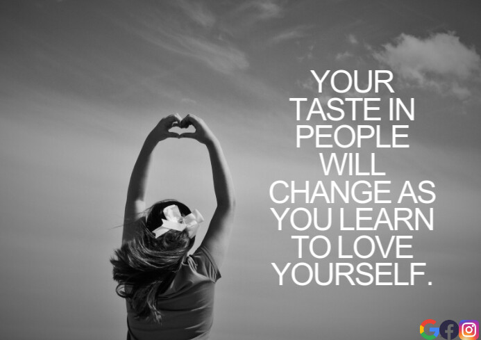 CHANGE AND LOVE QUOTE TEMPLATE | PosterMyWall