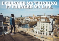 LIFE CHANGE QUOTE TEMPLATE | PosterMyWall