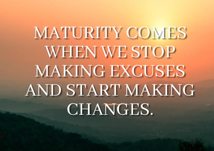 CHANGES AND MATURITY QUOTE TEMPLATE | PosterMyWall