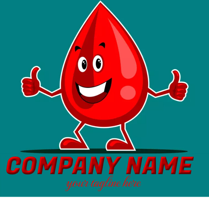 charactor logo /business logo /drop icon Template | PosterMyWall