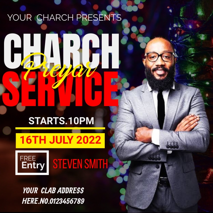 Copy of Charch | PosterMyWall