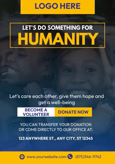 Modèle Charity Ads | PosterMyWall