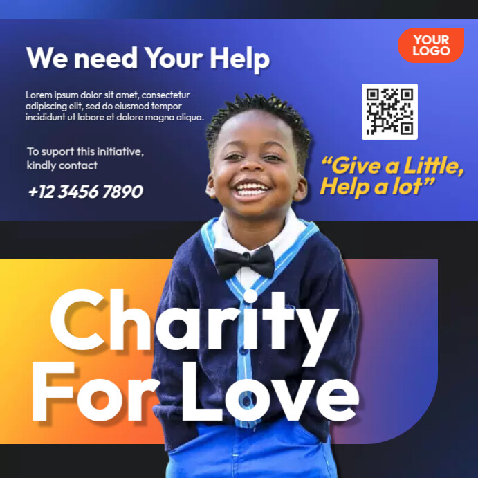 Charity Ads Template | PosterMyWall