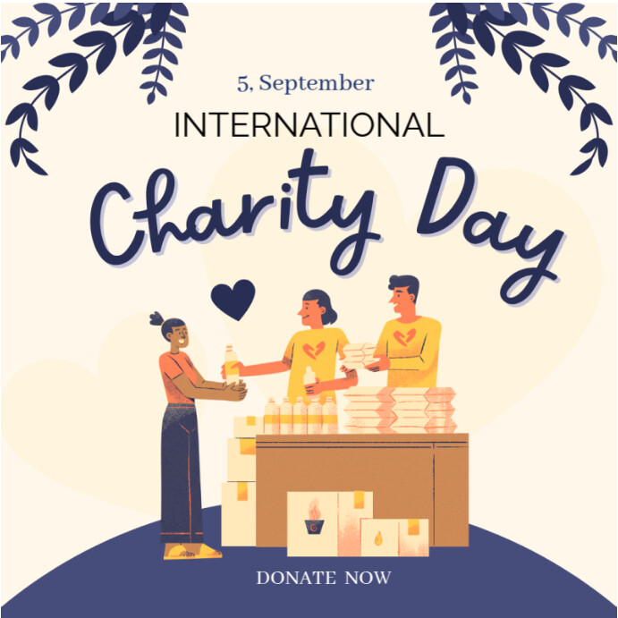 Charity day Instagram post Template | PosterMyWall