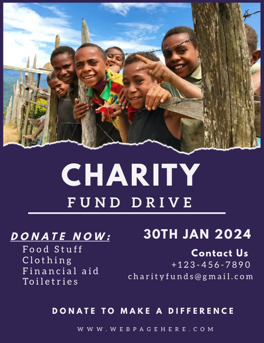 Charity Template | PosterMyWall