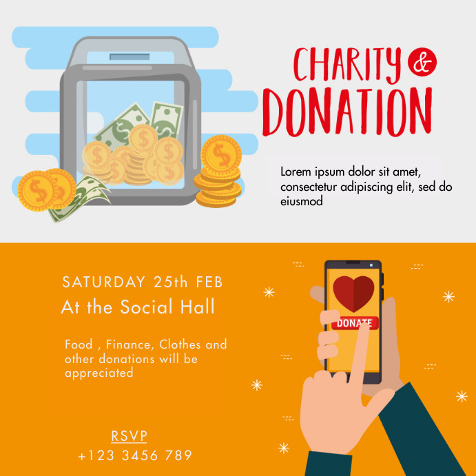 Charity Template | PosterMyWall