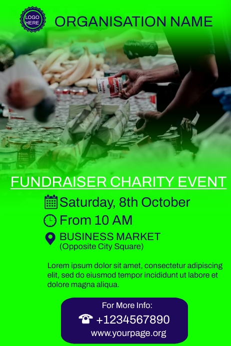 Charity Template | PosterMyWall