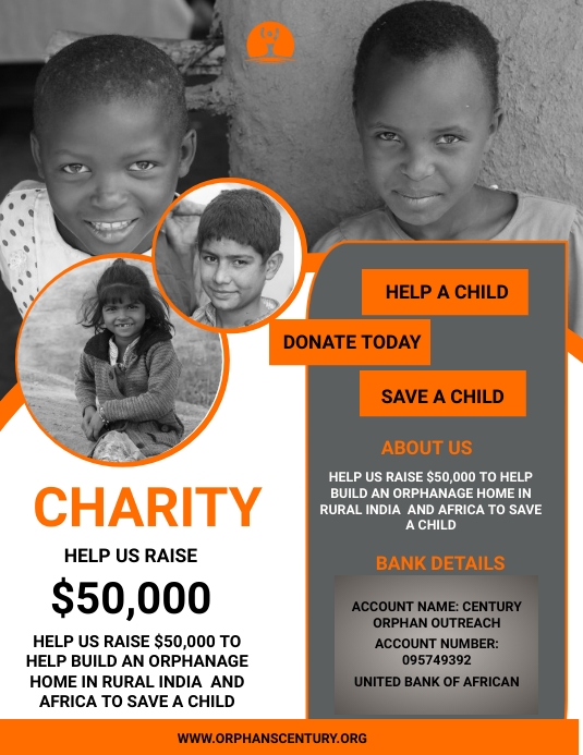 CHARITY Template | PosterMyWall
