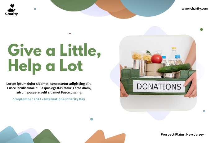 Charity Donation Flyer Template | PosterMyWall