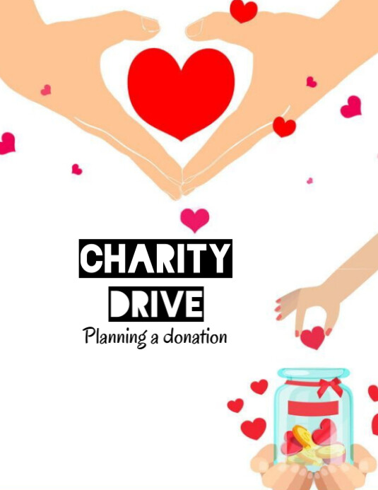 Copy of Charity drive | PosterMyWall
