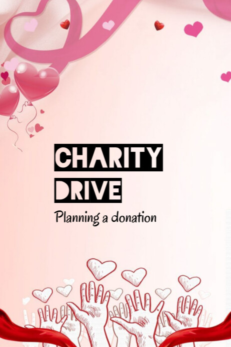 Charity drive Template | PosterMyWall
