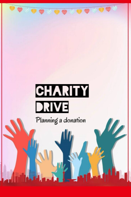 Charity drive Template | PosterMyWall