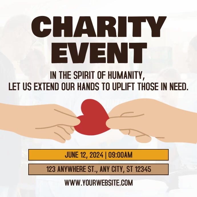 Copy of Charity Event Ads | PosterMyWall