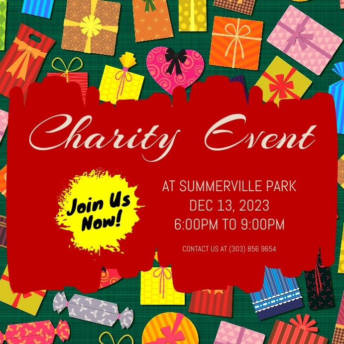 Charity Event Instagram Post Template | PosterMyWall