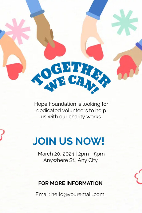 Charity Event Poster Template | PosterMyWall
