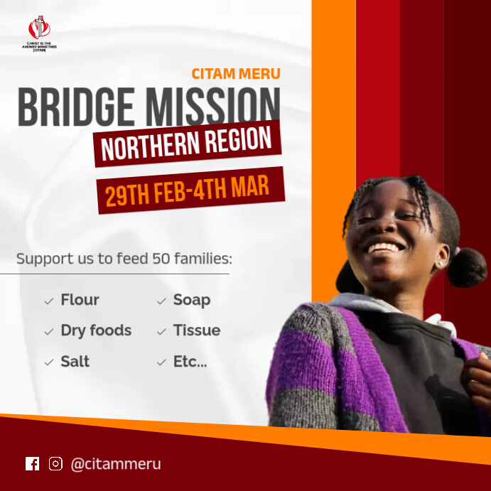 Charity flyer | church mission flyer Template | PosterMyWall