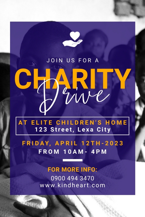 Copy of Charity flyer | PosterMyWall