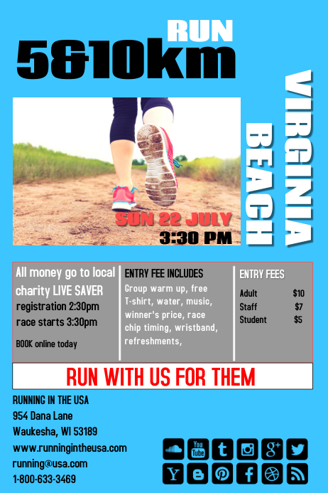 charity run Template | PosterMyWall