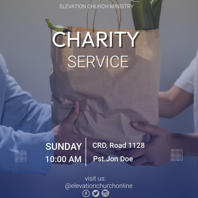 Copy of CHARITY SERVICE (3) | PosterMyWall