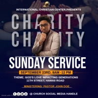 Charity Sunday Template | PosterMyWall