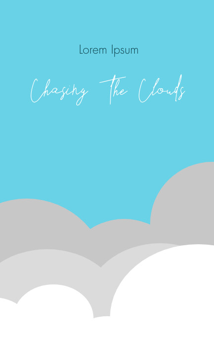 Chasing the clouds cover art Template | PosterMyWall