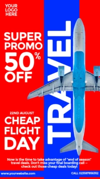 81+ Free Templates for 'Cheap flights' | PosterMyWall