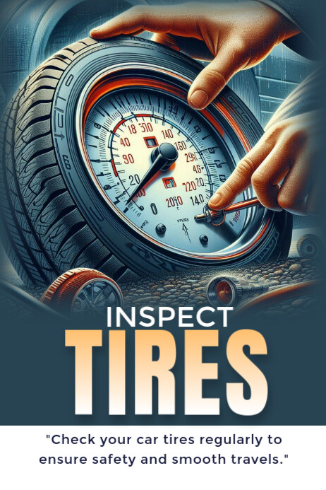 Check tires Template | PosterMyWall