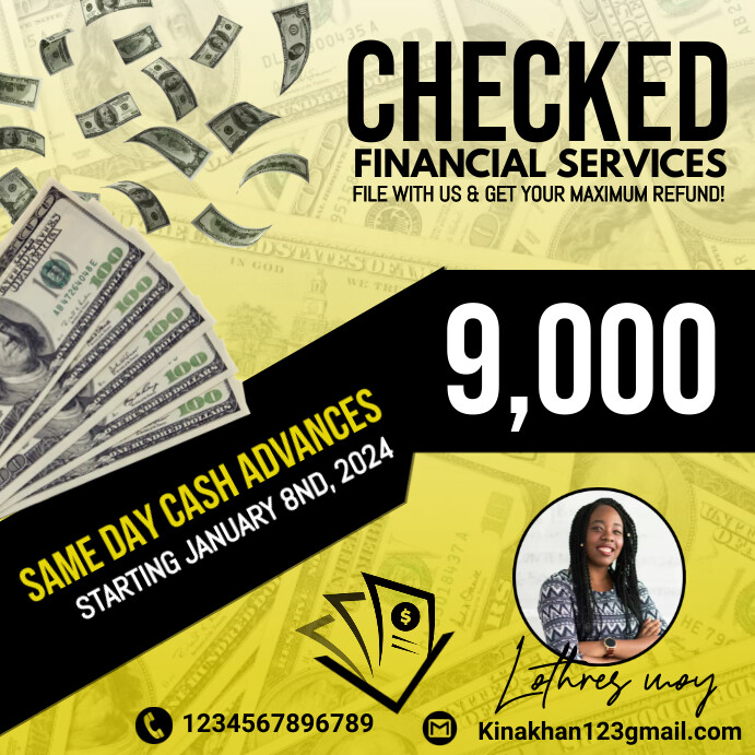 checked financial services Template | PosterMyWall