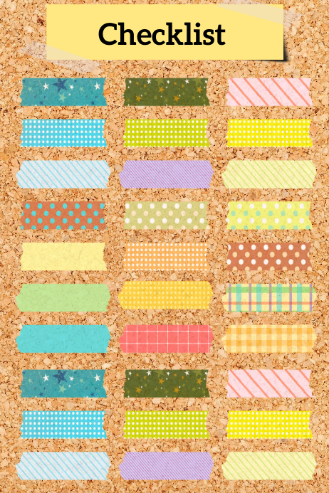 Copy of checklist | PosterMyWall