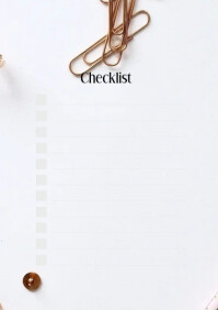 Checklist_old book Template | PosterMyWall
