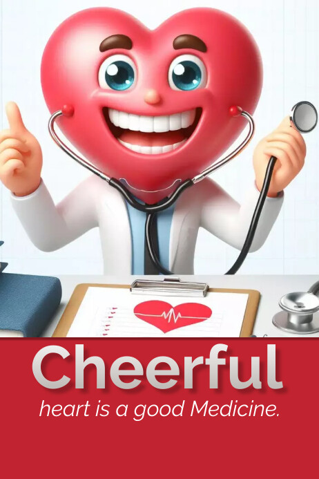 cheerful heart, Template | PosterMyWall