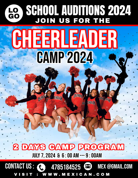 Copy of cheerleading flyers | PosterMyWall