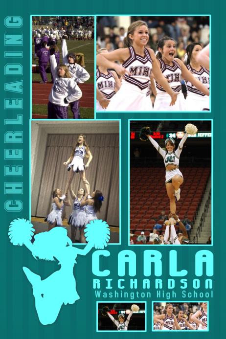 Cheerleading Poster Template | PosterMyWall