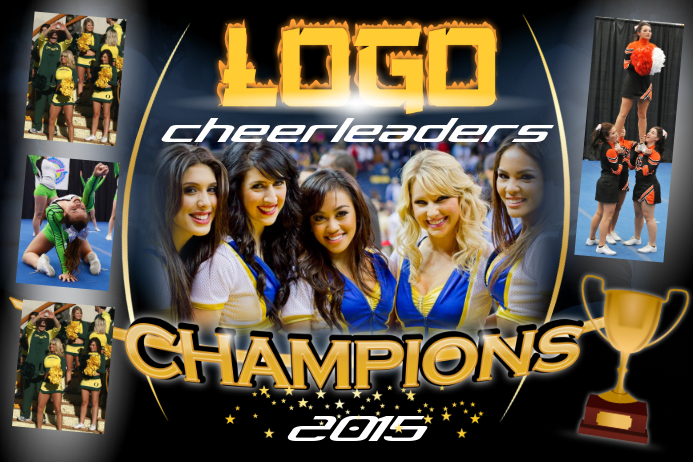 Cheerleading Poster Template | PosterMyWall