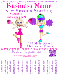 Cheerleading Poster Template | PosterMyWall