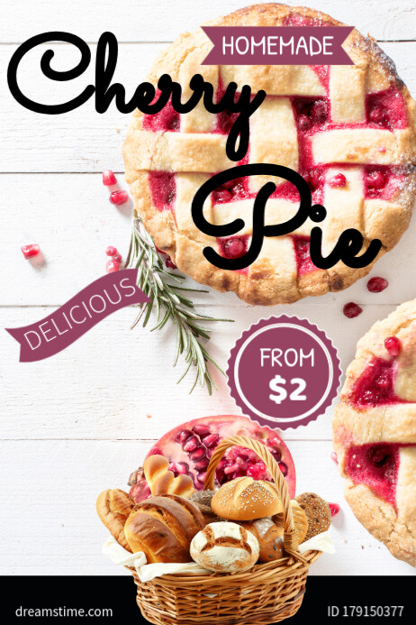 Cheery pie Template | PosterMyWall