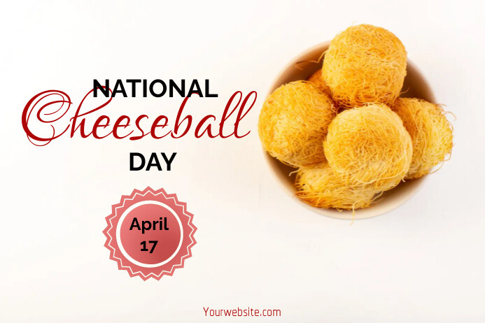 Plantilla de Cheese ball day flyer template | PosterMyWall