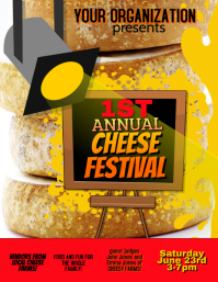 Cheese Festival or Ad flyer template | PosterMyWall