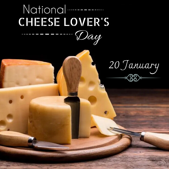 Cheese lover's day Instagram post Template | PosterMyWall