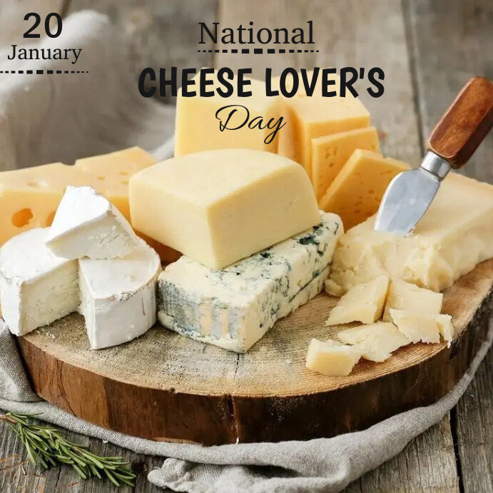 Cheese lover's day Instagram post Template | PosterMyWall