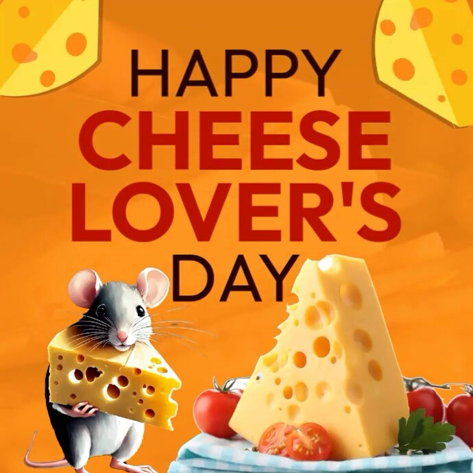 Plantilla de Cheese Lovers Day Ads | PosterMyWall