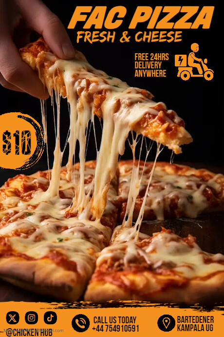 cheese pizza Template | PosterMyWall