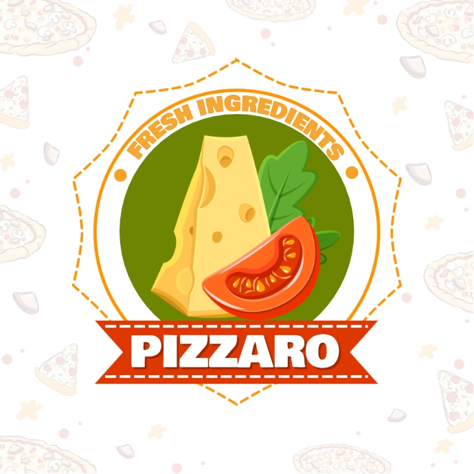 Cheese Pizza Logo Template | PosterMyWall