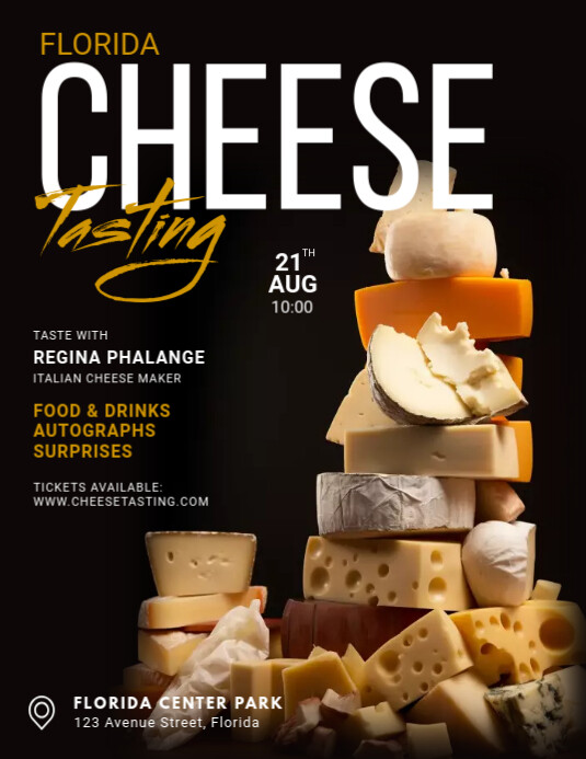 Cheese tasting Flyer Template | PosterMyWall